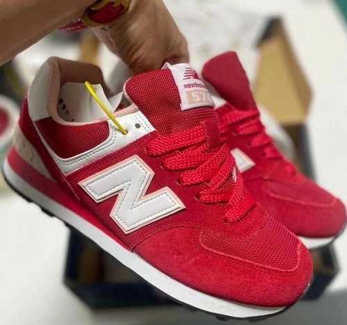 Кроссовки new balance красные