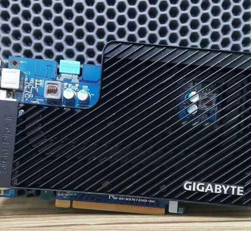 Видеокарта gigabyte GeForce 7600 GT 256Mb Silent