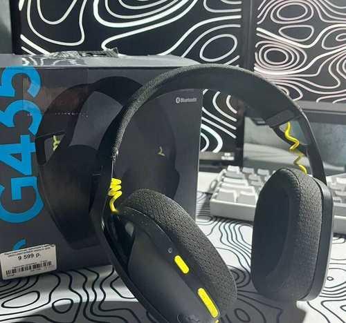 Беспроводные наушники Logitech G435 черный