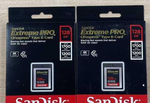 SanDisk Extreme PRO CFexpress Type B 128GB Новая