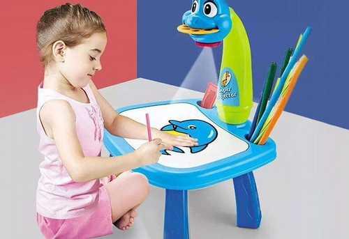 Проектор для рисования со столиком для дев и мал
