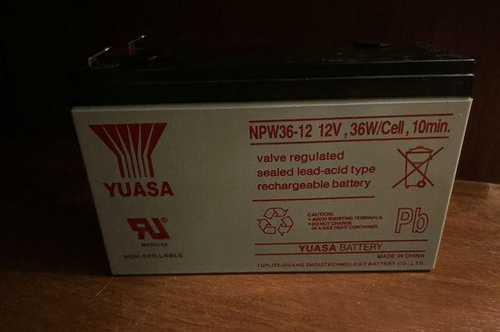 Аккумулятор Yuasa NPW36-12 (12V / 7.5Ah) купить | Оргтехника и ...