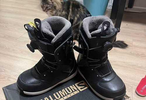 Сноубордические ботинки salomon ivy boa 24см