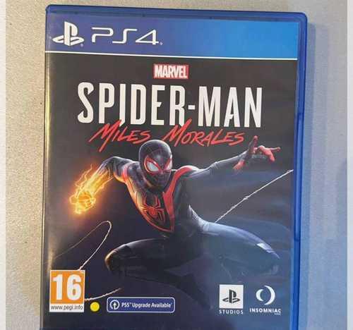 Spider man miles morales ps4 диск на русском