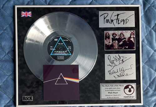 Pink Floyd The dark side of the moon винил в рамке