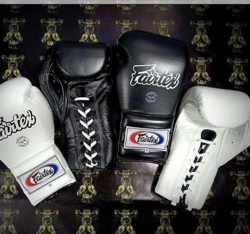 Боксёрские перчатки из Таиланда Fairtex BGL7 blue