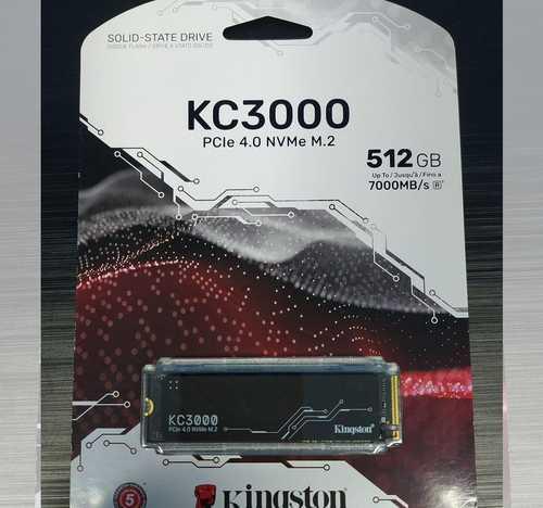 Новый ссд Kingston KC3000 512GB