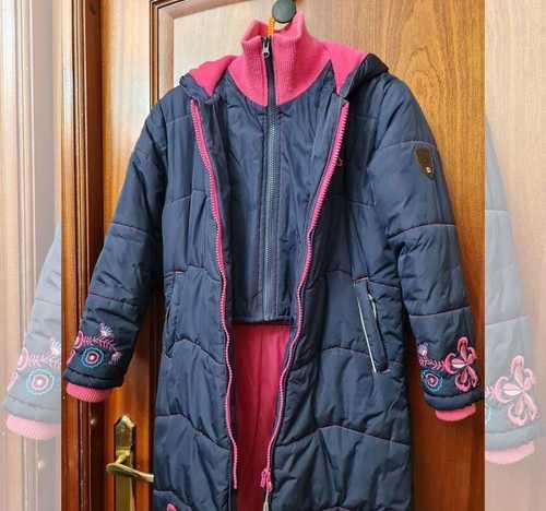 Пуховик Mothercare перчатки в подарок