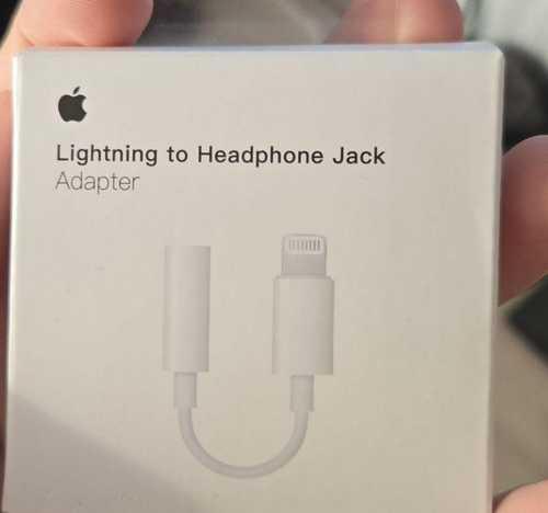 Переходник/адаптер Apple Lightning mini jack 3.5