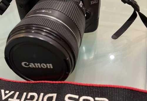 Зеркальный фотоаппарат canon 550d 18-135 mm IS
