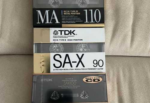 Аудиокассеты TDK SA-X, MA