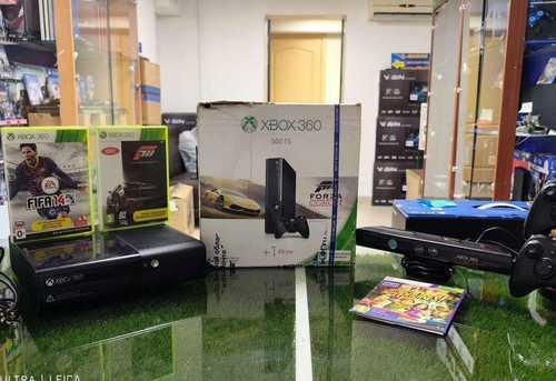 Xbox 360E(250GB) Кинект/2 Геймпада/Игры