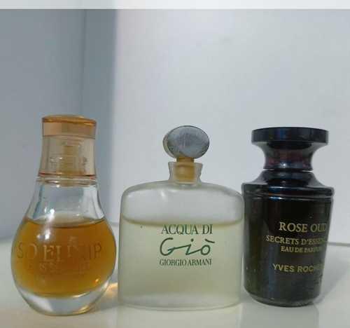 Сет из миниатюрок Giorgio Armani, Yves Rocher
