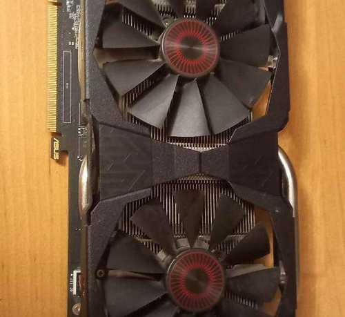 Видеокарта asus Strix GTX970 4Gb