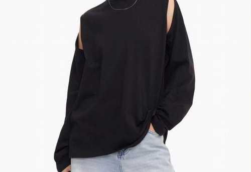 Лонгслив новый toptop zara lime