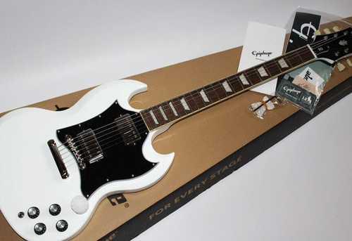 Новая Электрогитара Epiphone SG Standard White