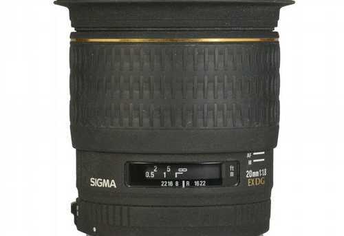 Sigma AF 20mm f/1.8 ех DG (Canon EF) б/у