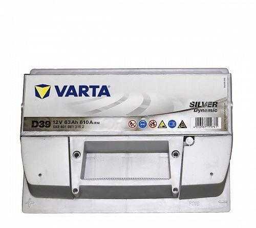 Аккумулятор varta silver d39