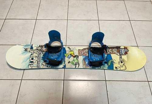 Детский сноуборд комплект Flow -120 + Rossignol -S