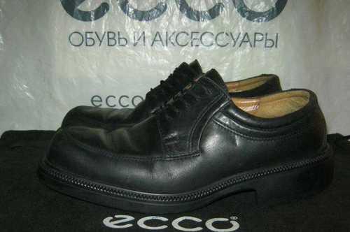 Ecco полуботинки - ботинки 42 размер кожа мужские