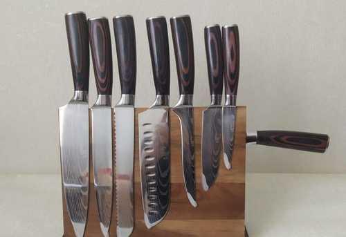 Деревянный магнитный держатель для кухонных ножей