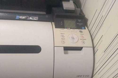 Принтер плоттер canon ipf770