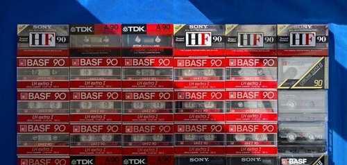 Аудиокассеты кассеты Sony 90 HF новые распечатанны