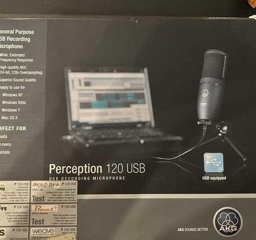 Студийный микрофон AKG P120 USB