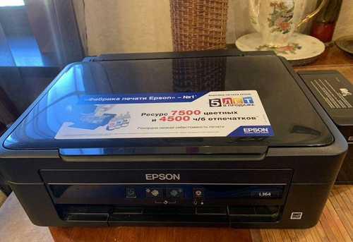 Мфу принтер струйный Epson L364