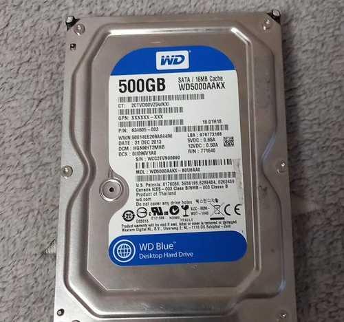 Hdd WD blue 500gb 3.5 торг