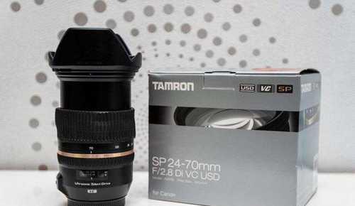 Объектив Tamron 24-70 f2.8 для Canon