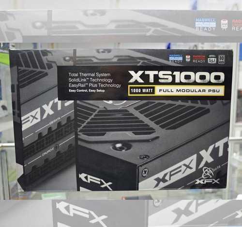 Блок питания 1000 Вт, XFX XTS P1-1000-belx, 80  Pl