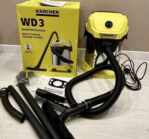 Новый Пылесос Karcher wd 3