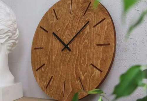 Часы настенные деревянные 36см