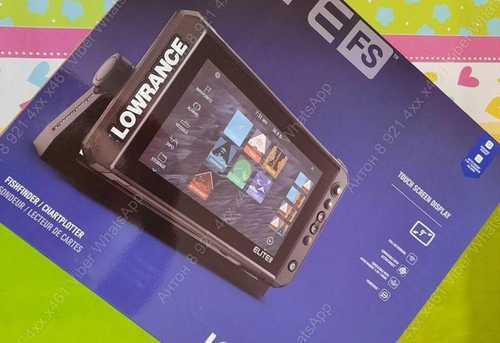 Картплоттер-эхолот Lowrance Elite-9 FS 3in1 (Рус.)