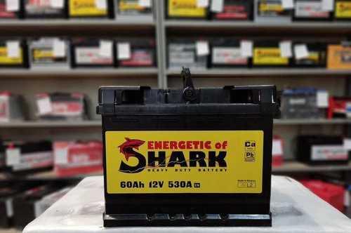Аккумуляторы Energetic of Shark 60ah 530a