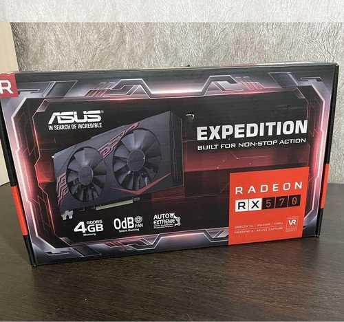 Видеокарта rx570 4gb expedition