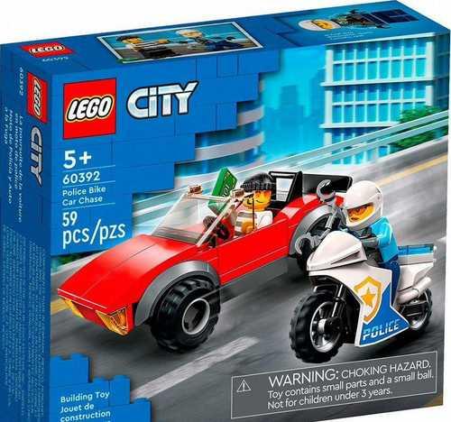 Lego City 60392 Полицейская погоня на байке