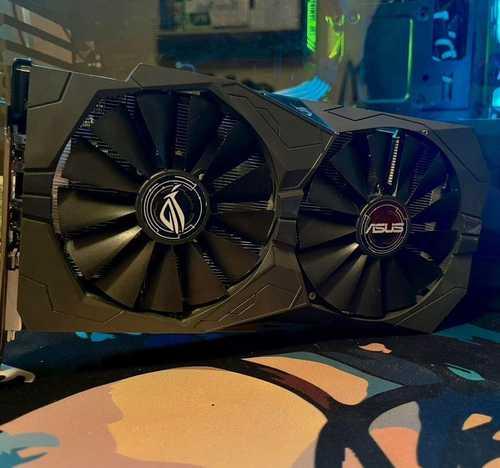 Видеокарта rx570 asus rog strix 4gb