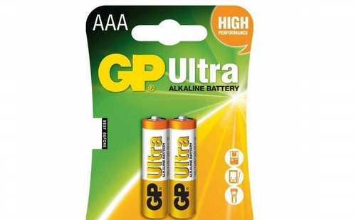 Батарейки GP Ultra Alkaline AAA (LR03)
