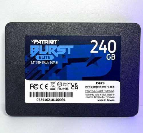 Ssd patriot burst elite 240 gb