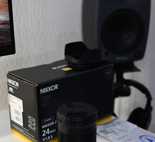 Объектив Nikon Nikkor Z 24mm f/1.8 S
