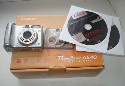 Цифровой фотоаппарат canon PowerShot A540