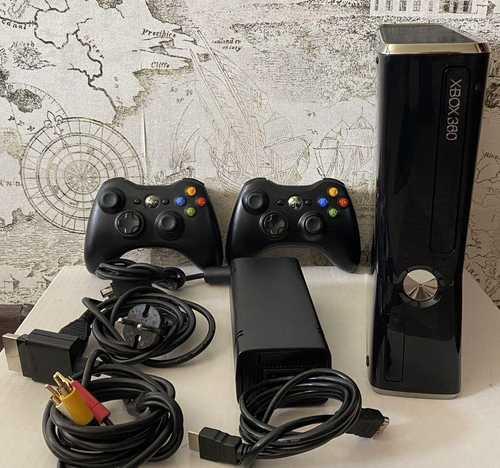 Xbox 360 Slim 500GB FreeBoot 80 игр