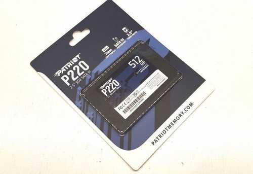 SSD Patriot P220 2.5" 512 гб (P220S512G25) новый