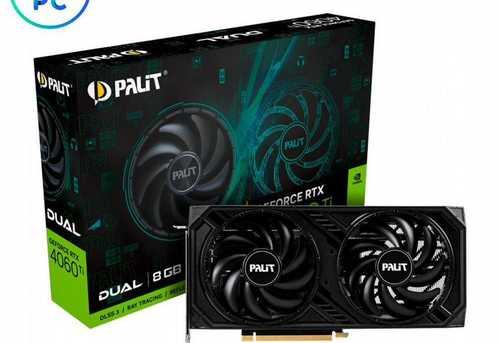 Видеокарта RTX4060Ti 8GB Palit Dual NE6406T019P1-1