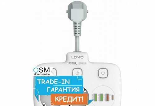 Сетевой фильтр ldnio SE2435, 2 розетки, 10А