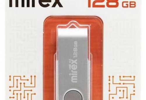 USB флешка Флешка 128 гб 3.0 Mirex swivel silver