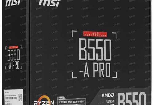 Msi b550 A Pro, DDR4, AM 4, новые с гарантией 3 г