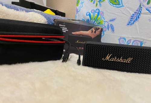 Колонка marshall emberton 2 black and brass